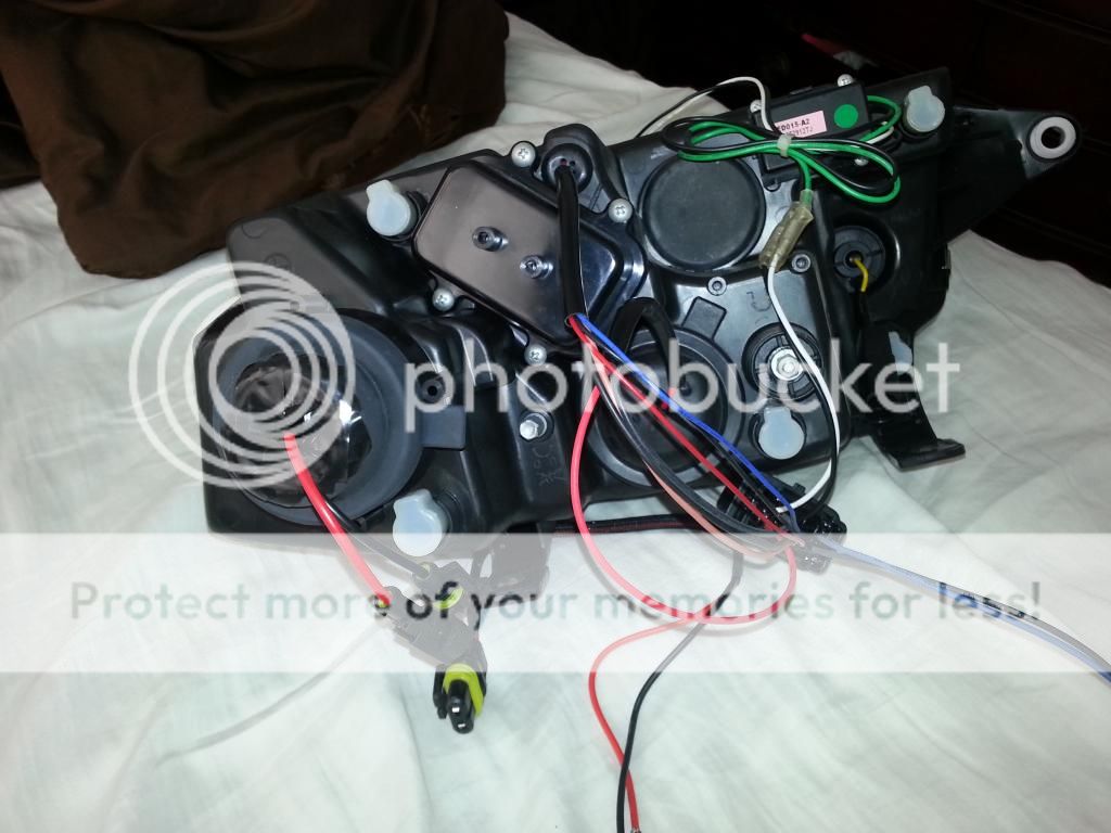 FS: Aftermarket LED Strip Projector Headlights | VW Vortex - Volkswagen ...